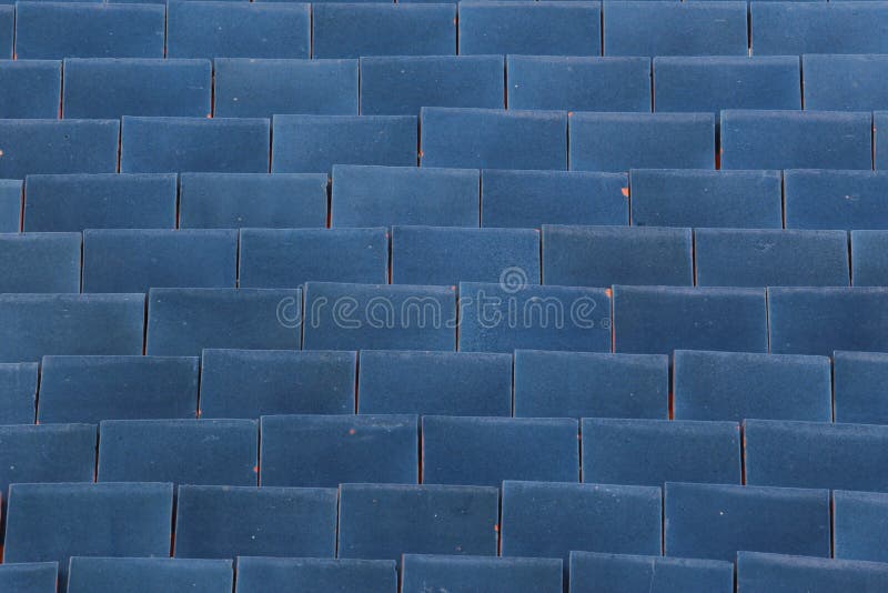 Blue tile roof background stock image. Image of material - 59868103