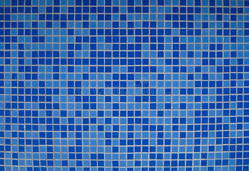 Blue Tile Square Ceramic Background Stock Image - Image of closeup ...