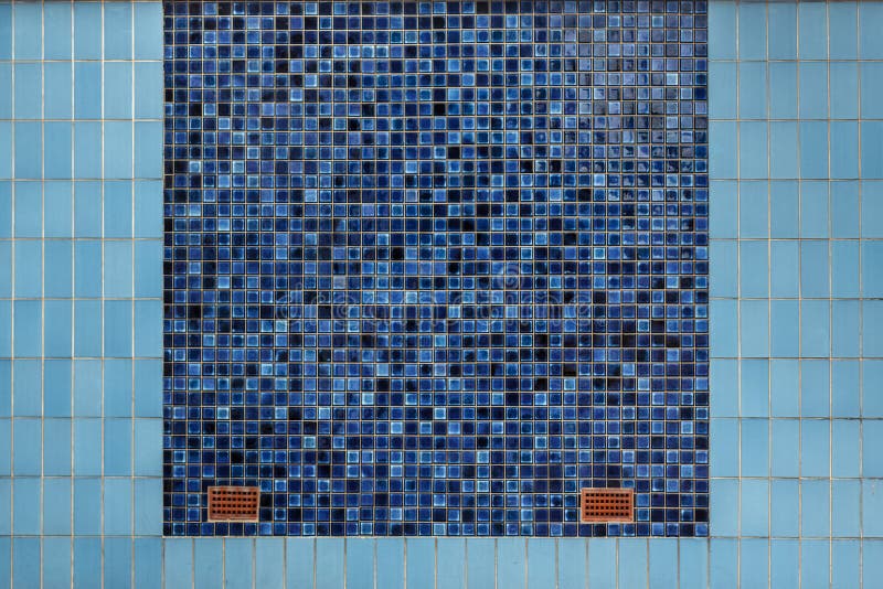 Blue Tile Texture stock photo. Image of backdrop, central - 274061972