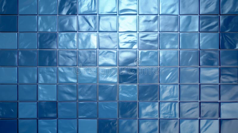 A Blue Tile Wall with a Blue Background Stock Photo - Image of home ...