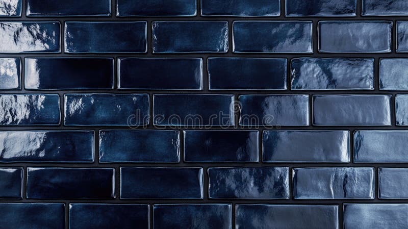 Blue Tiled Wall Close Up stock photo. Image of tile - 379430856