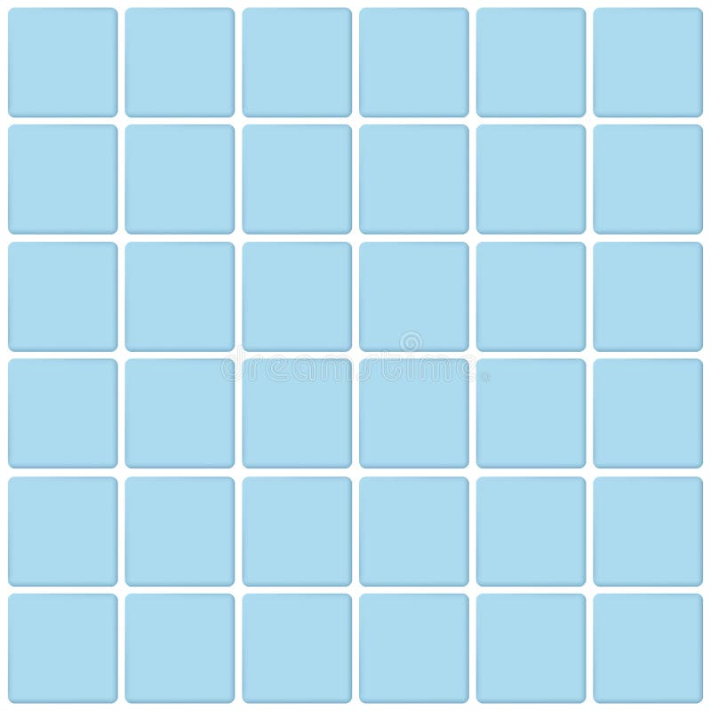 Blue Tiles Bathroom. Classic Ceramic Pattern. Stock Vector ...