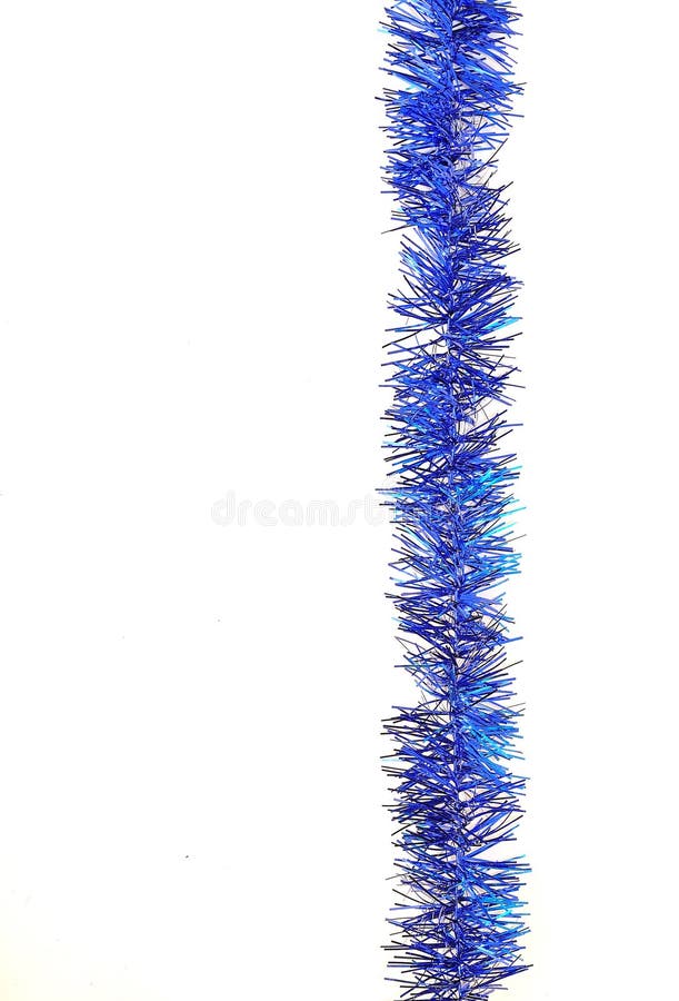 Blue tinsel stock photo. Image of round, space, decoration - 21622014