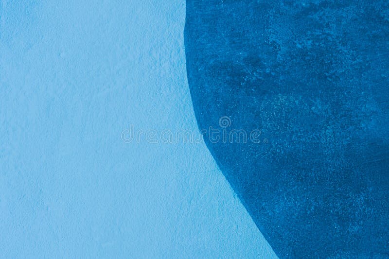 Blue Tint Shade Cold Cool Color Abstract View 2 Two Colors Wall Design ...