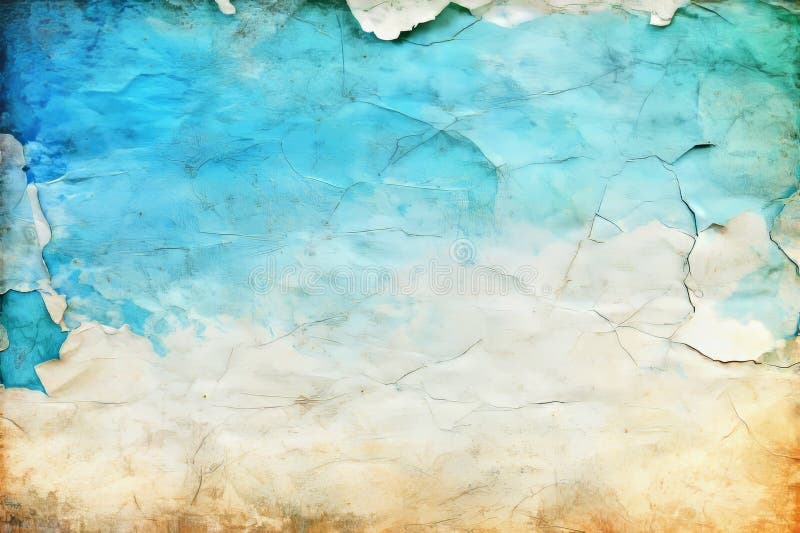 Blue-tinted Watercolor Paper, Ideal for Use As an Overlay Background ...