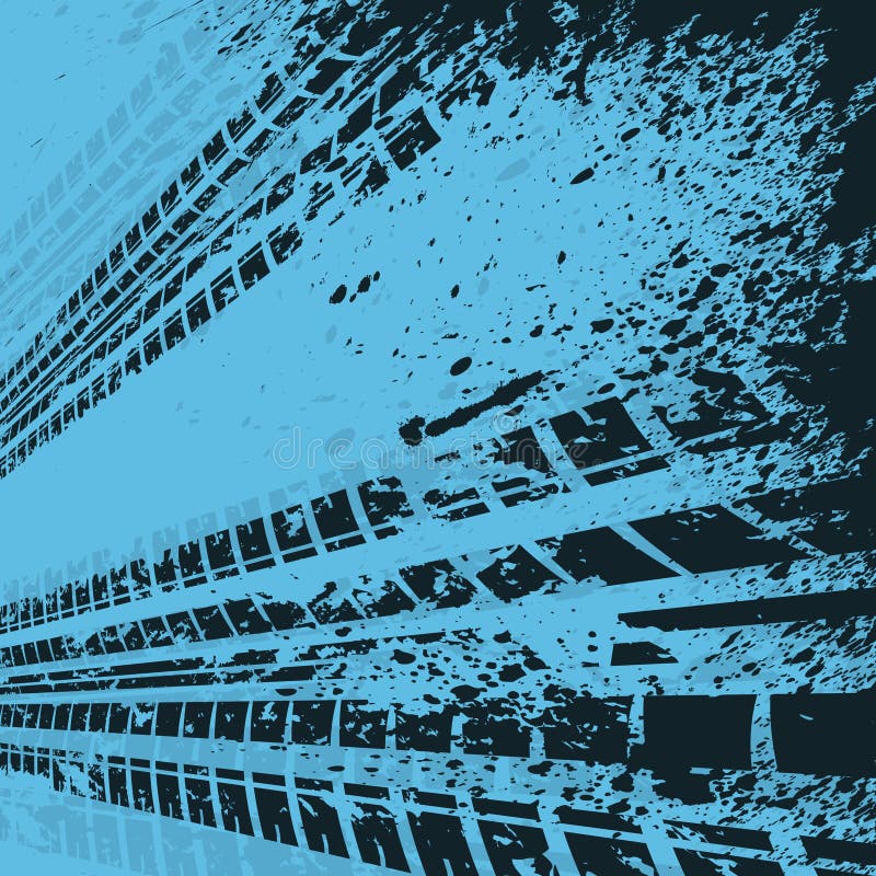 Car Tire Track stock vector. Illustration of race, mark - 28039485