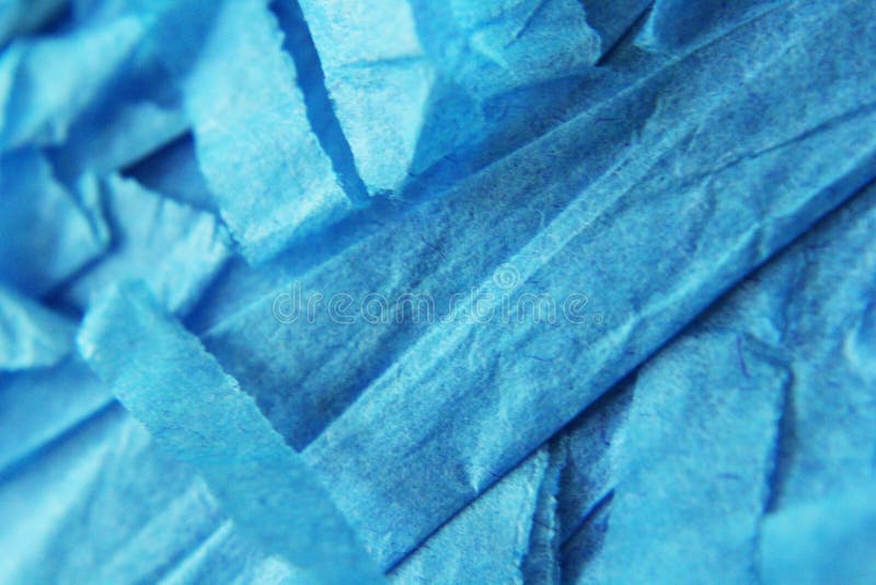 Blue Tissue Paper Napkin Texture Stock Photo - Image of background ...