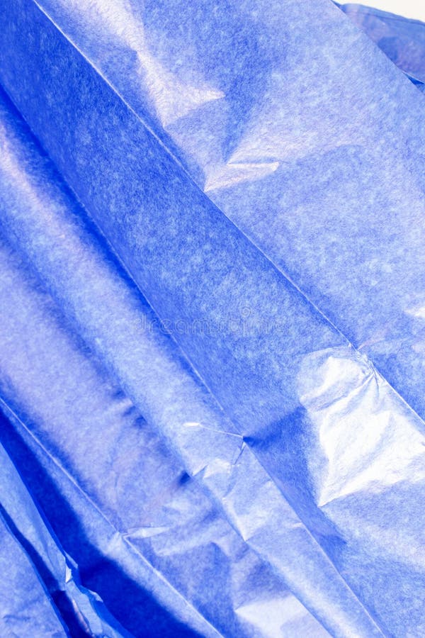 Blue Tissue paper stock photo. Image of party, crafts - 90254376