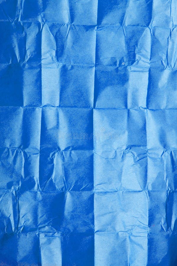Blue Crumpled Tissue Paper Texture Stock Image - Image of elegant ...