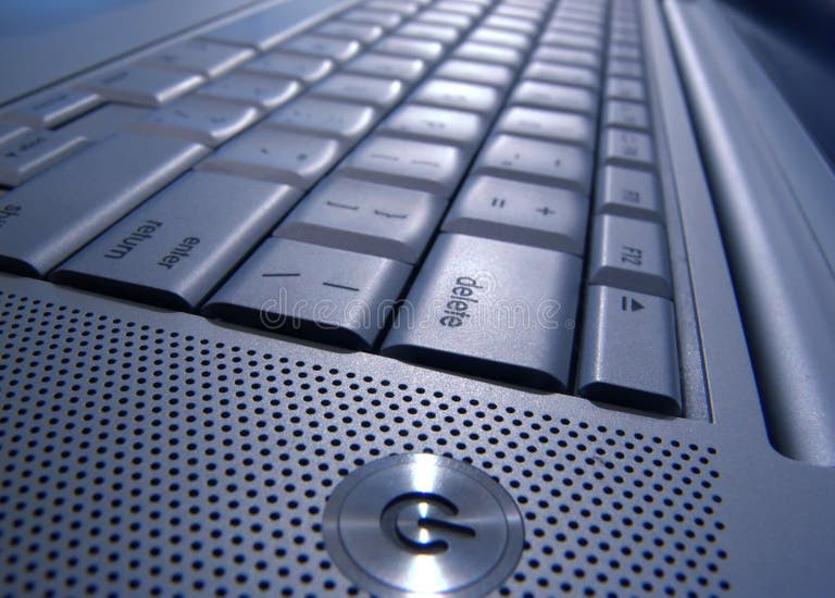 Blue titanium stock photo. Image of keyboard, modern, type - 102412