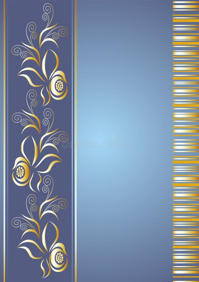 Blue Title Page from Herringbone Stock Vector - Illustration of ...