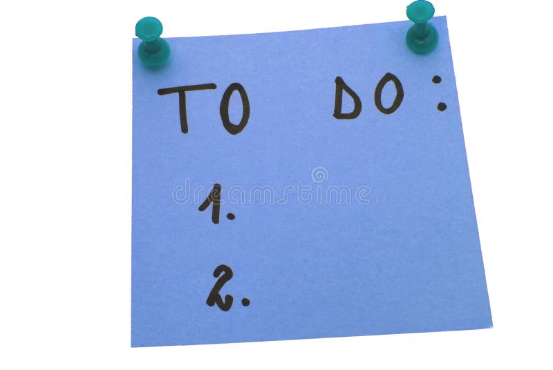 Blue To do list stock photo. Image of dates, empty, future - 9925082