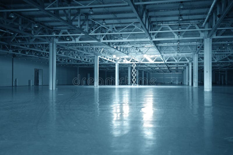Empty storehouse stock photo. Image of environmental, construction ...