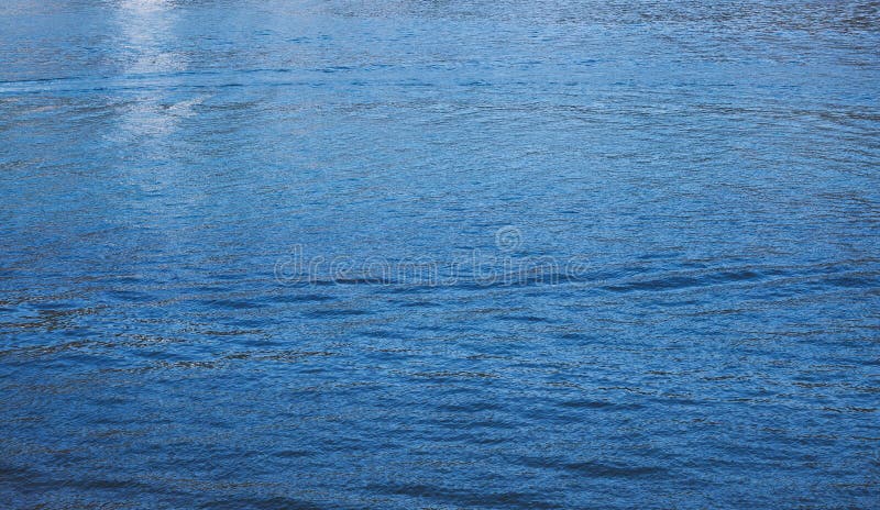 Blue Tones Water Waves Surface Stock Image - Image of water, summer ...