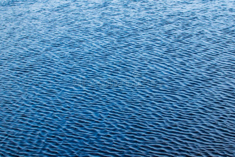 Blue Tones Water Waves Surface As Background Stock Photo - Image of ...