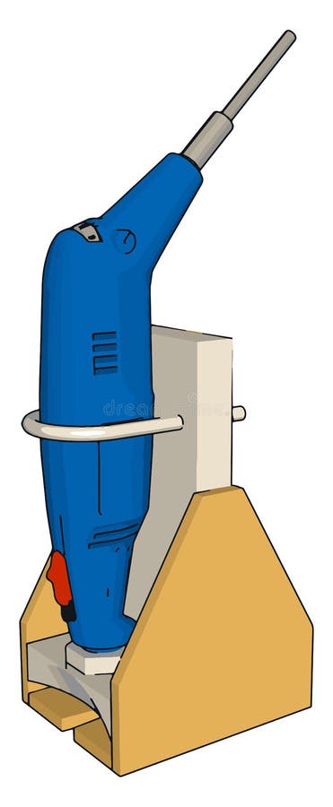 Blue Tool Box, Illustration, Vector Stock Vector - Illustration of ...