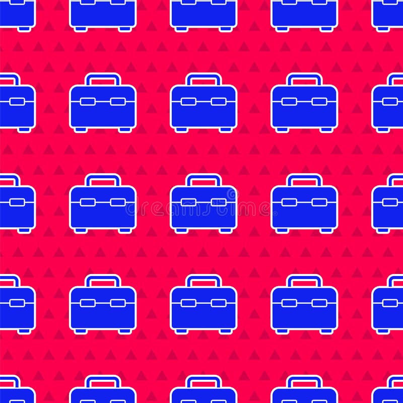 Blue toolbox stock illustration. Illustration of isolated - 11934648