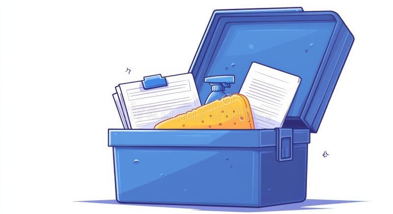 Toolbox Outline Illustration Stock Photos - Free & Royalty-Free Stock ...