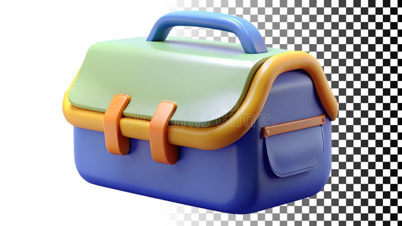 Blue Toolbox for Tools and Equipment Storage Container Png Transparent ...