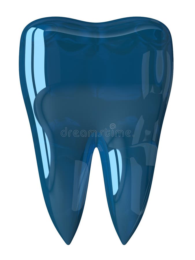 Blue tooth isolated stock illustration. Illustration of blue - 50528597