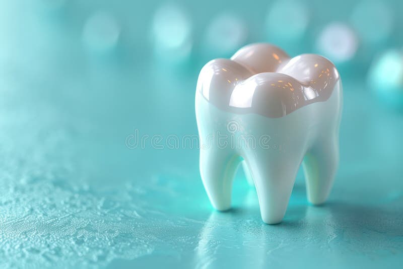 Blue Tooth, Isolated on Light Background. Stock Illustration ...