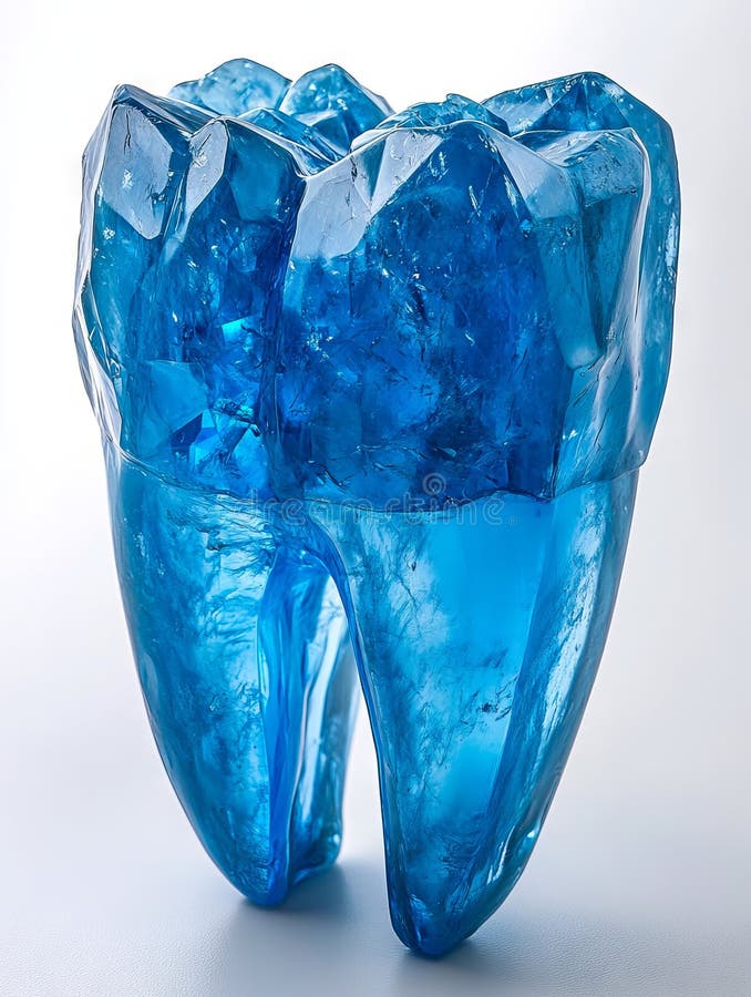 Tooth Made Ice Blue Background Stock Photos - Free & Royalty-Free Stock ...