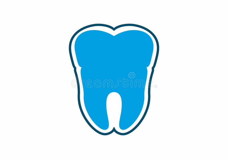 Dentist Tooth Logo, Good and Bad Tooth Stock Vector - Illustration of ...