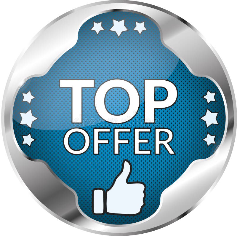 Top Offer German Language: Top Angebot Button Stock Vector ...