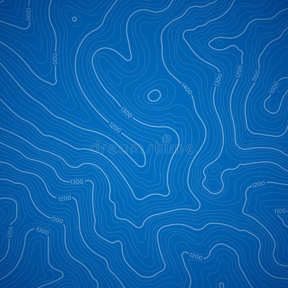 Blue Topographic Background Stock Vector - Illustration of square ...