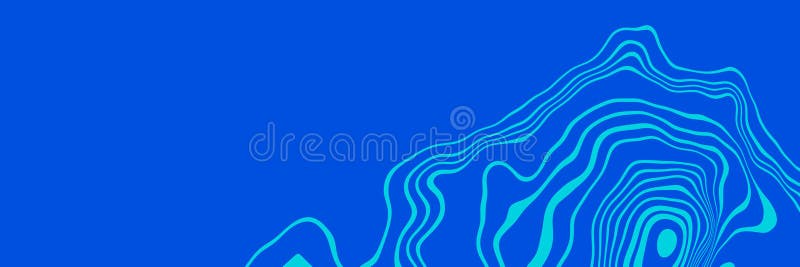 Blue Topographic Lines. Abstract Mountain Stock Illustration ...