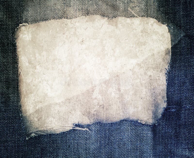 Blue Torn Jeans and Fabric Texture Stock Image - Image of linen, brown ...