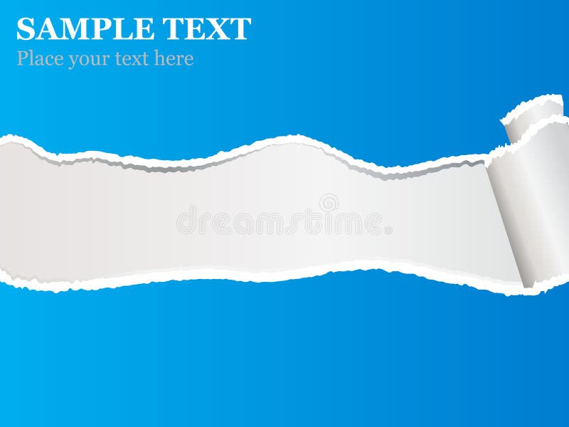 Torn Blue Paper Background stock photo. Image of torn - 3798090