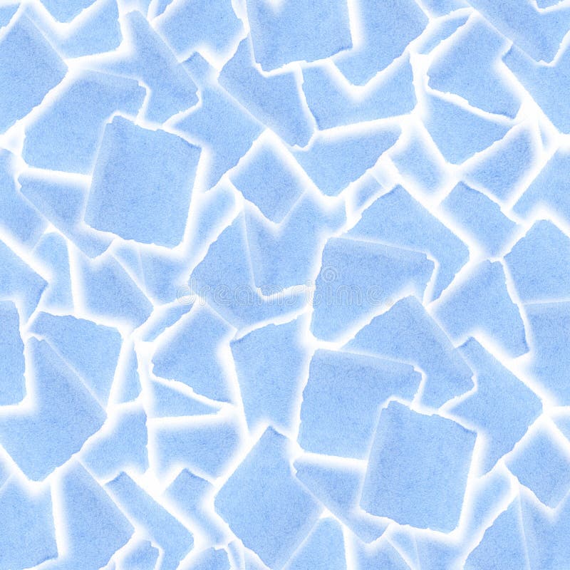 Blue Torn Scattered Pieces Patches Paper Seamless Pattern 01 Stock ...
