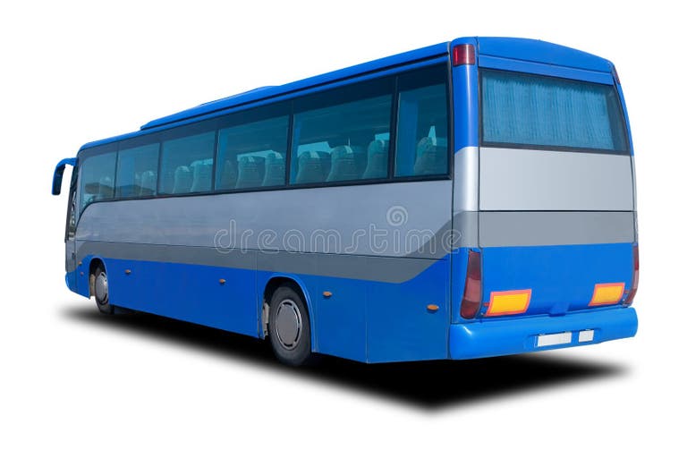 Blue Tour Bus stock photo. Image of people, transit, airport - 10137828