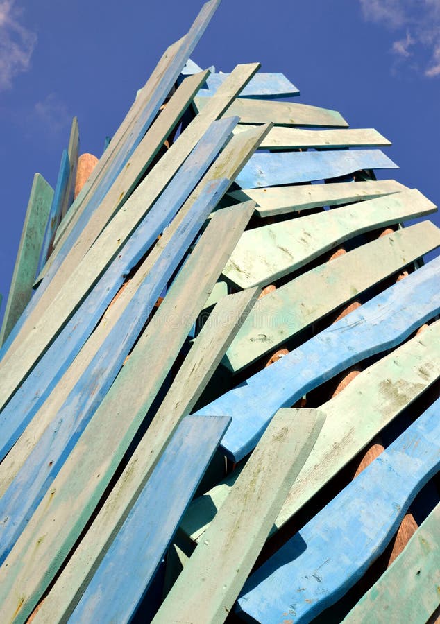 Blue tower stock photo. Image of built, tower, plant - 75514402