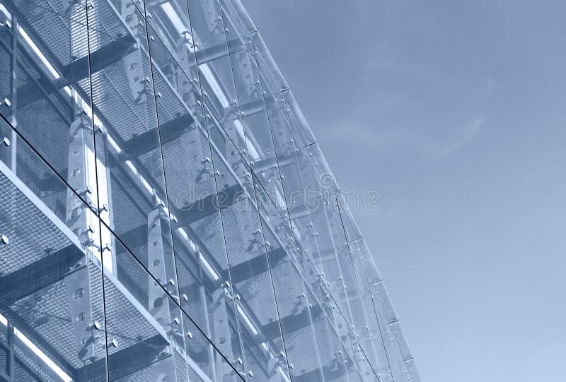 Blue tower stock photo. Image of business, futuristic - 30368714