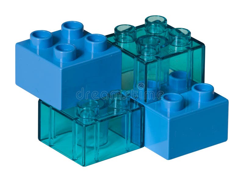 Blue toy bricks stock photo. Image of colorful, challenge - 13558140