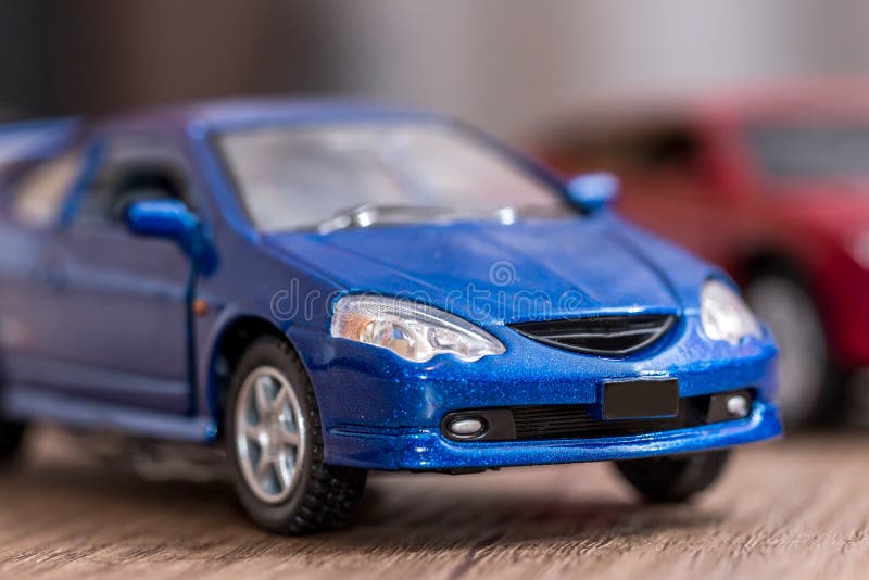 Blue toy car stock photo. Image of auto, drive, idea - 70307212