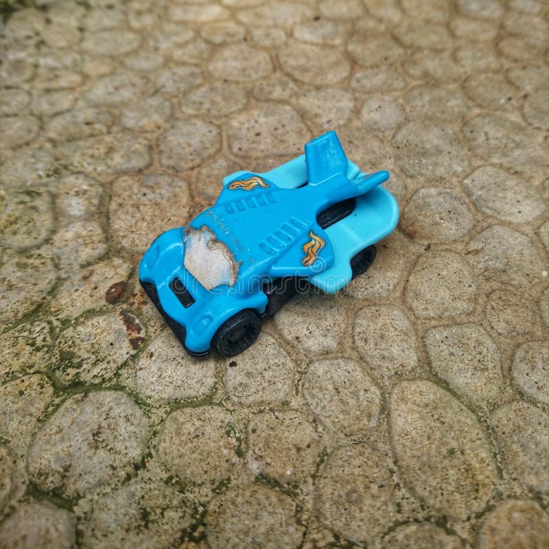 Blue toy racing car stock image. Image of purple, jewellery - 202678405