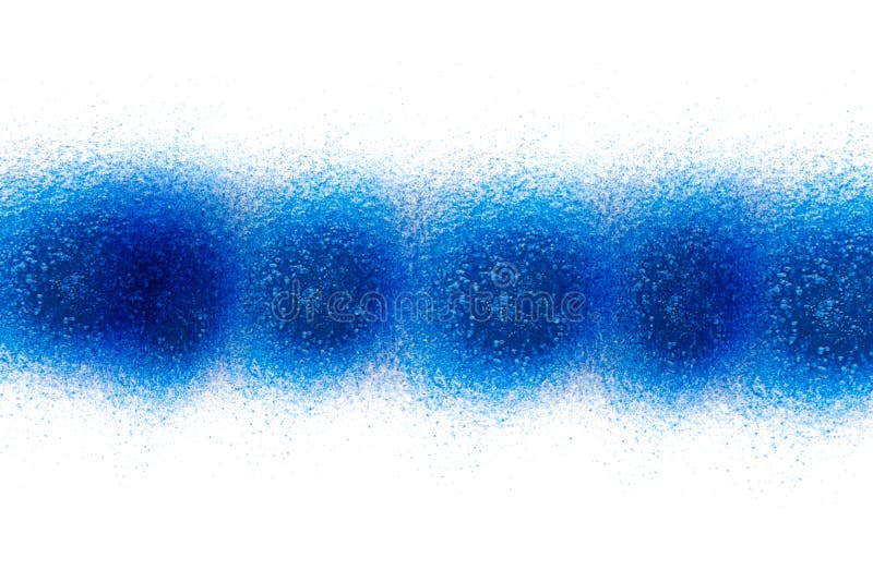 Blue Trace of Light on a Black Background Stock Image - Image of ...