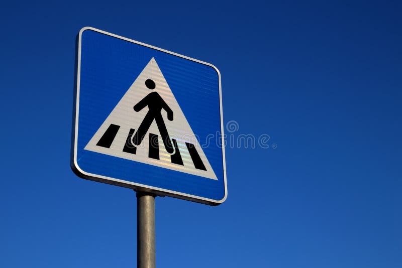 Blue Traffic Lights and Unprotected Left-turn Traffic Signs. South ...