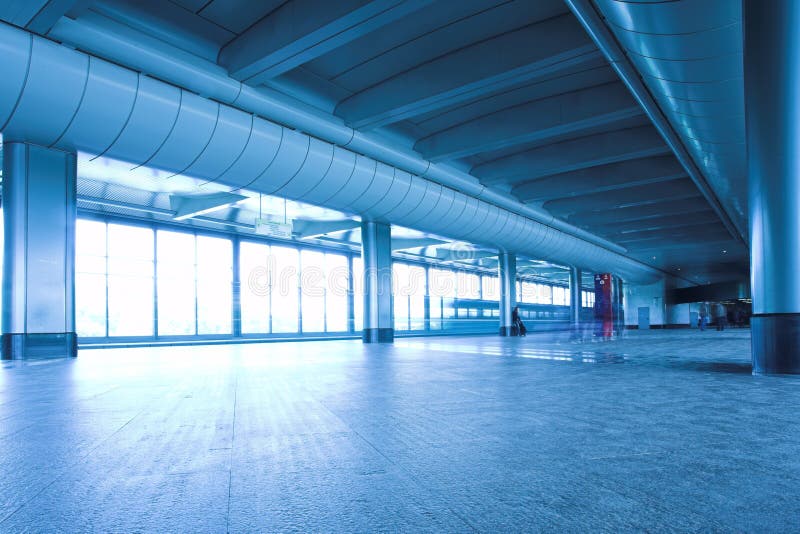 Blue train at subway stock photo. Image of getaway, modern - 6243838