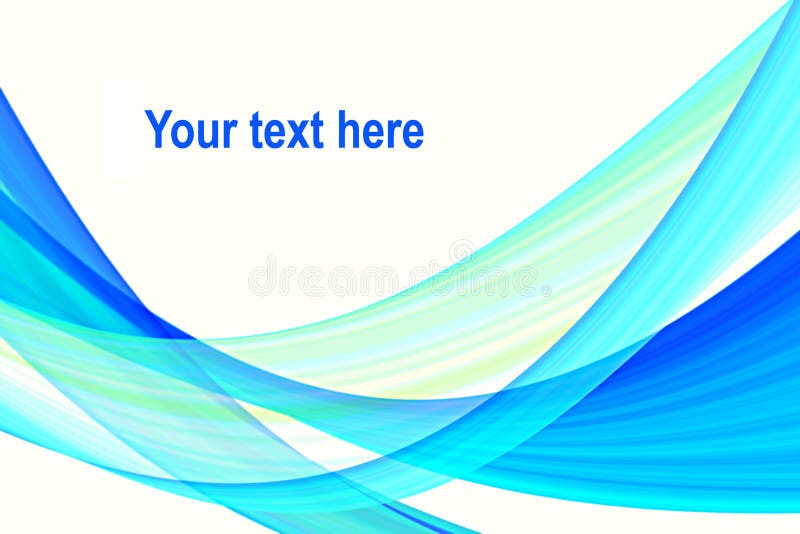 Blue transparent abstract stock illustration. Illustration of curve ...