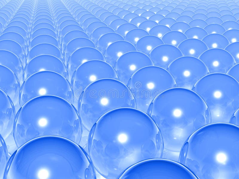 Abstract blue ball stock image. Image of electricity, blue - 1983927