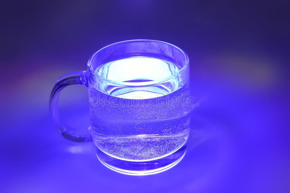 Blue transparent cup stock image. Image of luminescence - 41424595