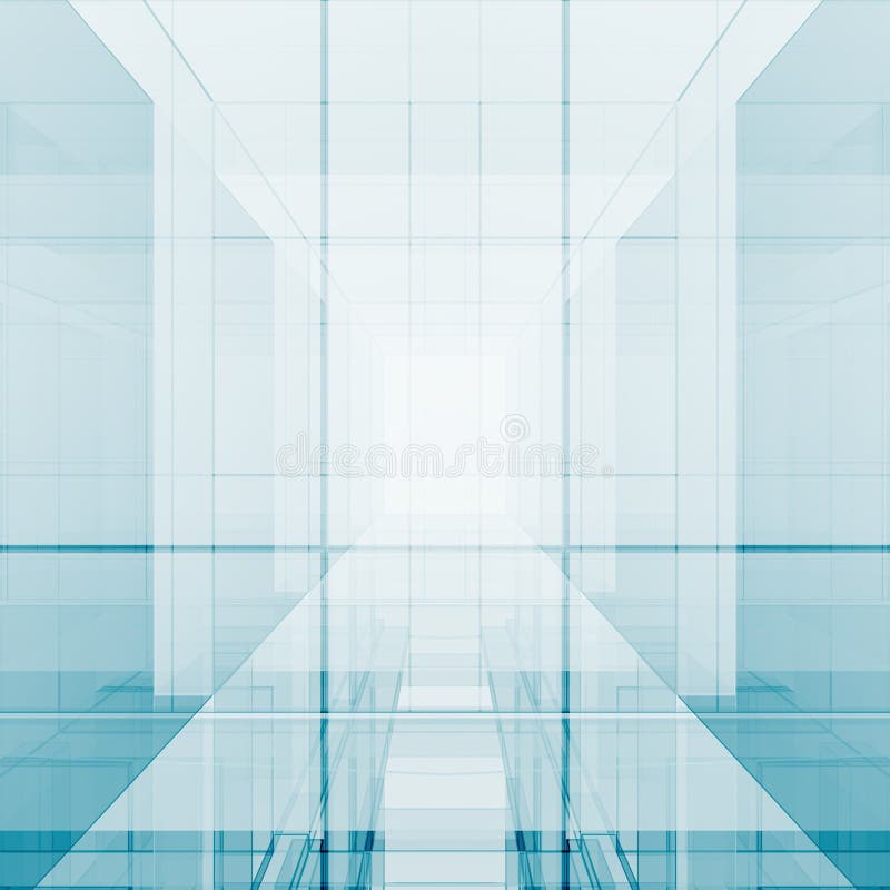 Blue Transparent 3d Rendering Stock Illustration - Illustration of ...