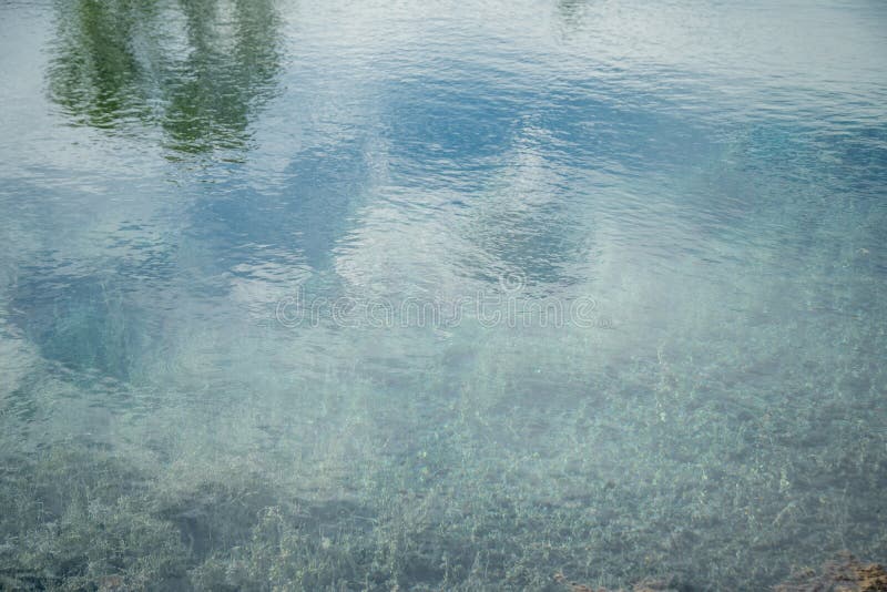 Blue transparent lake stock image. Image of clean, outdoor - 201010893