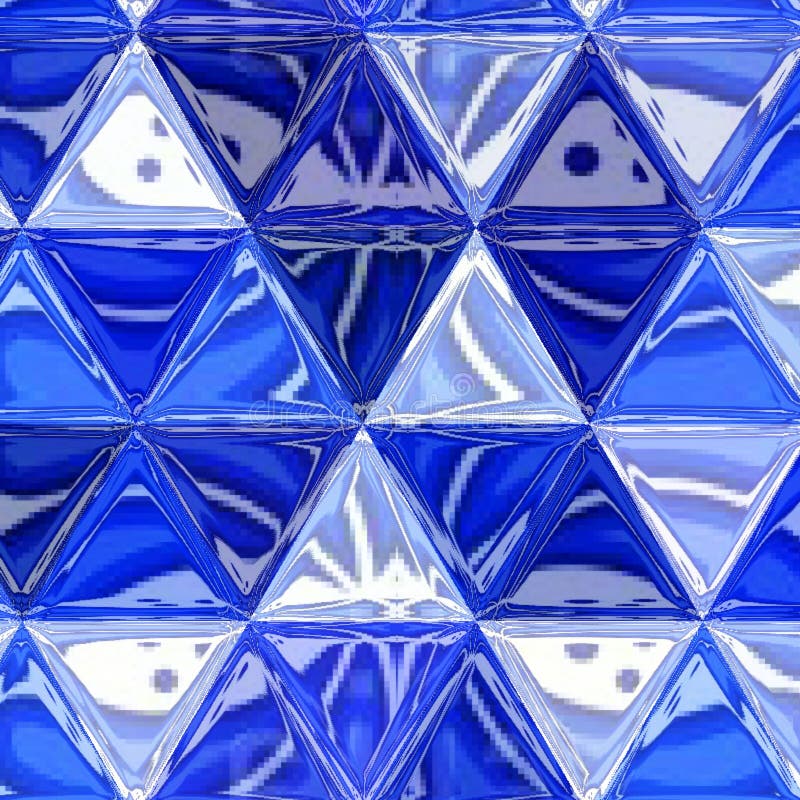 Blue Transparent Triangles Continuous Background Stock Illustration ...
