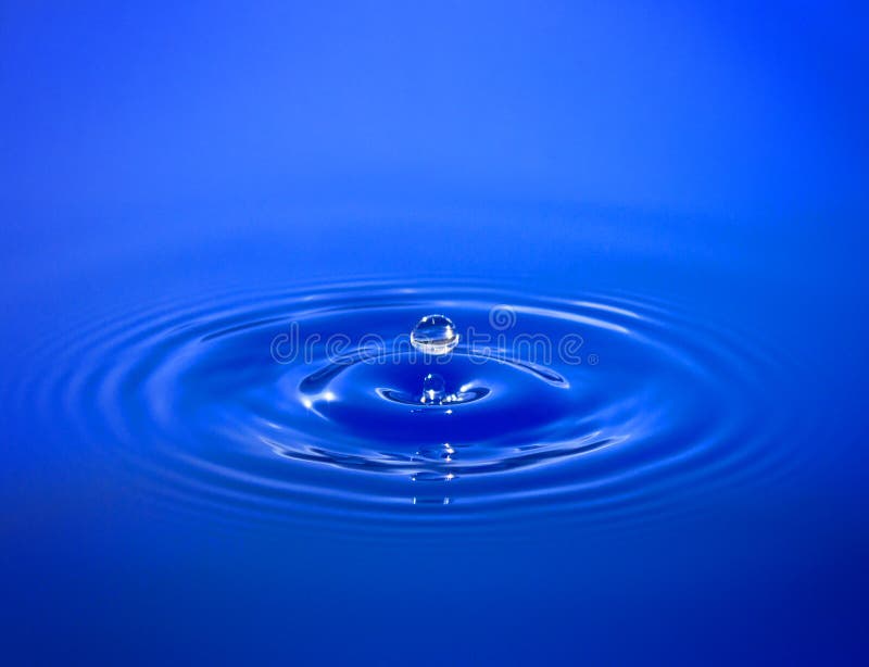 Blue Transparent Water Splash Realistic Beautiful Blue Clean Water on ...