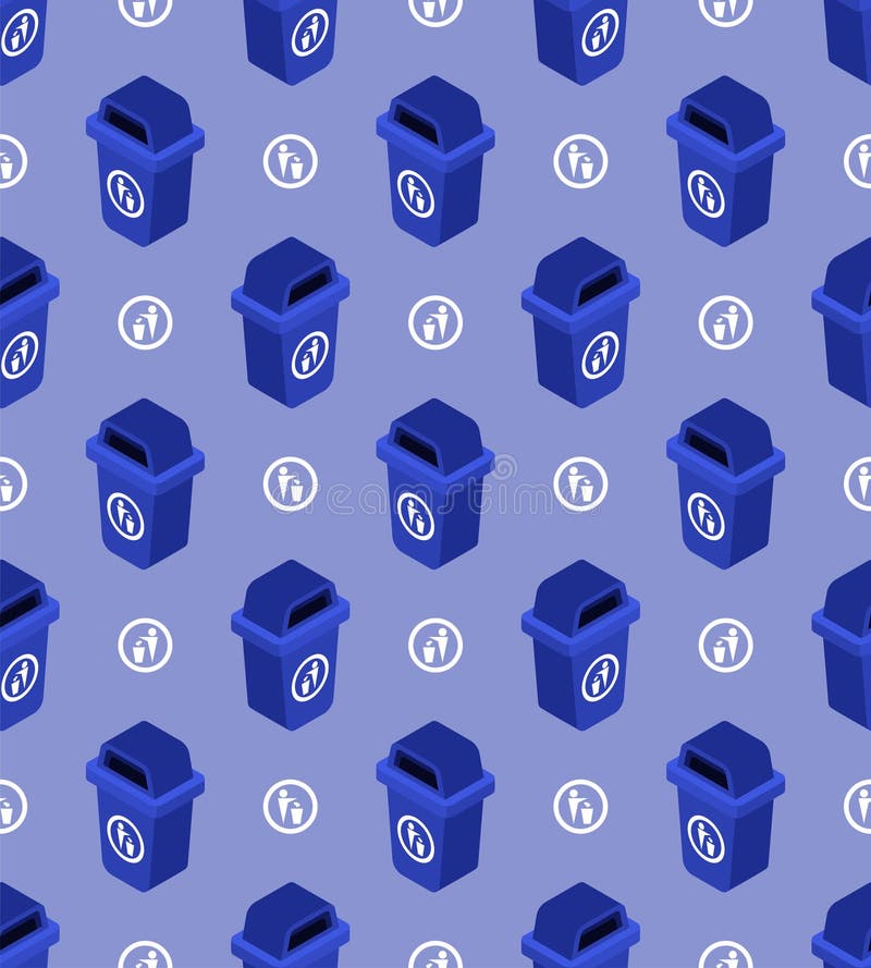 Garbage Container Pixel Art. 8 Bit Trash Can Pixelated Stock Vector ...